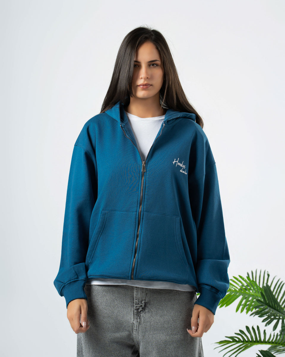 Made To Last Zip hoodie in Indigo – TOUCAN WEAR